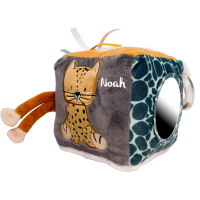 Spielwürfel Jungle Tryco | Babygeschenk | personalisierbar